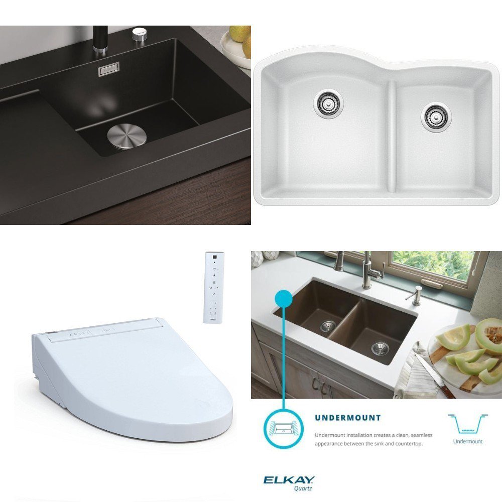 Pallet - 13 Pcs - Hardware, Kitchen & Bath Fixtures - Customer Returns - Blanco, TOTO USA ...