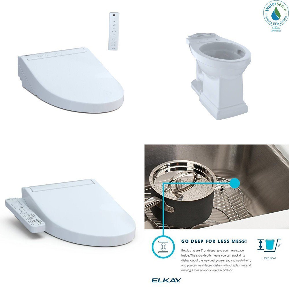 Pallet - 21 Pcs - Kitchen & Bath Fixtures, Hardware - Customer Returns - TOTO USA, Kohler, ELKAY ...